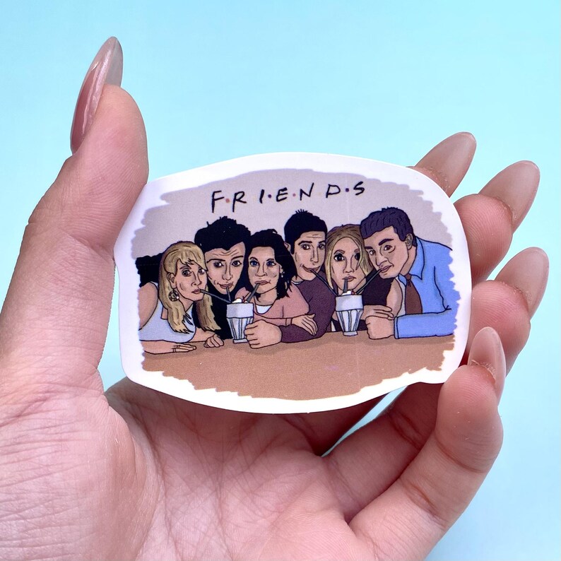 200 Stickers Friends TV Show Sticker Pack |decals | Lobster Turkey Head ...