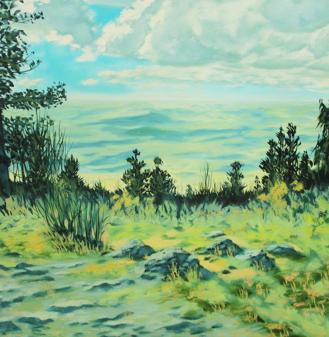 Palouse | Original Oil Painting of Idaho Fall - Hand Painted Landscape ...