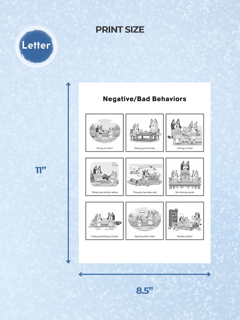 Behavior Sorting Picture Cards: Positive Vs. Negative Behavior Choices ...
