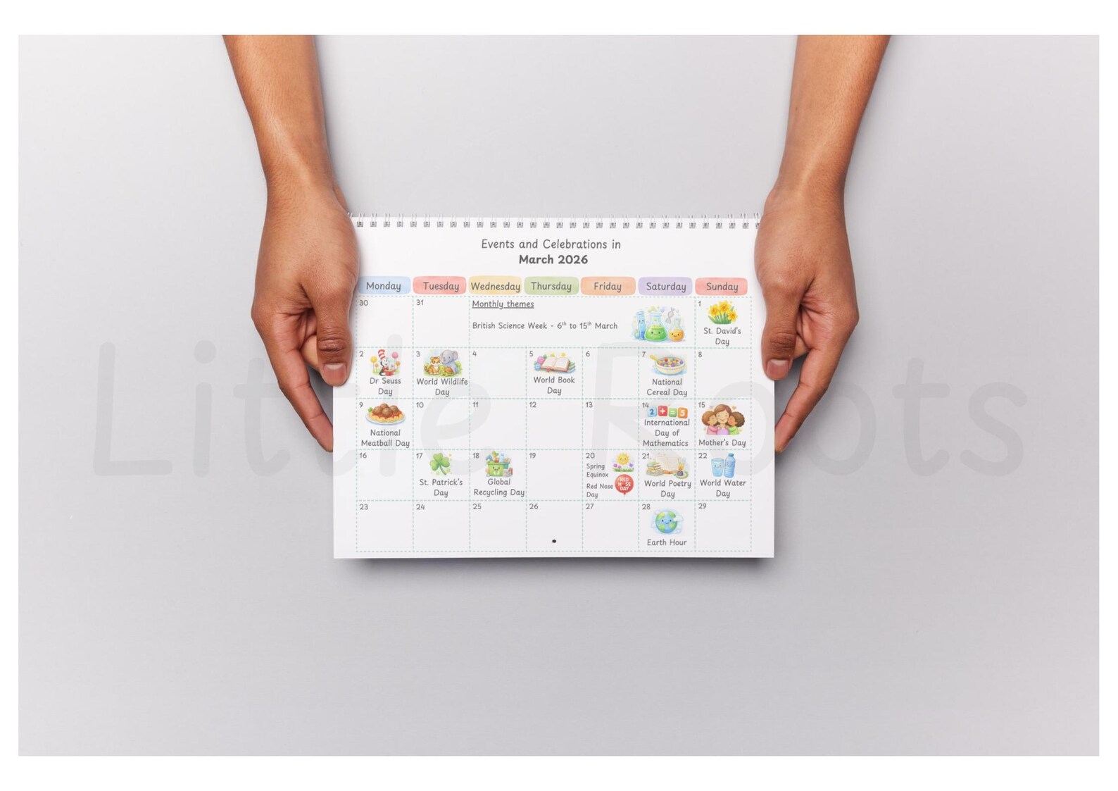 Children’s March 2026 Events Calendar | Preschool EYFS Visual Calendar ...
