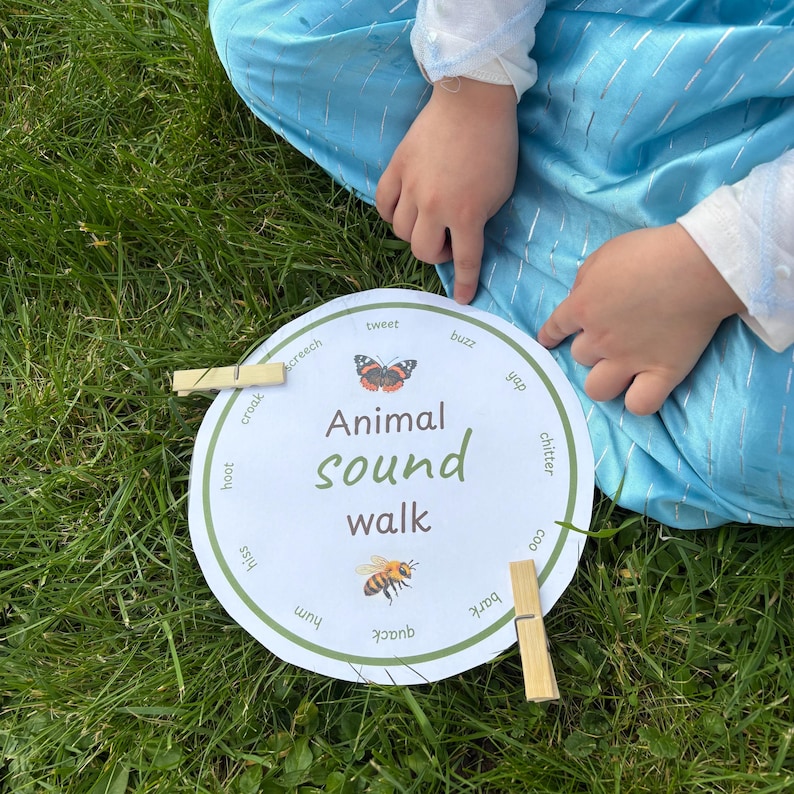 EYFS Nature Sensory Walk Bundle, Sensory Exploration Scavenger Hunt ...