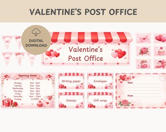 Valentine's Post Office Dramatic Role Play Pack, Classroom Decor (PDF ...