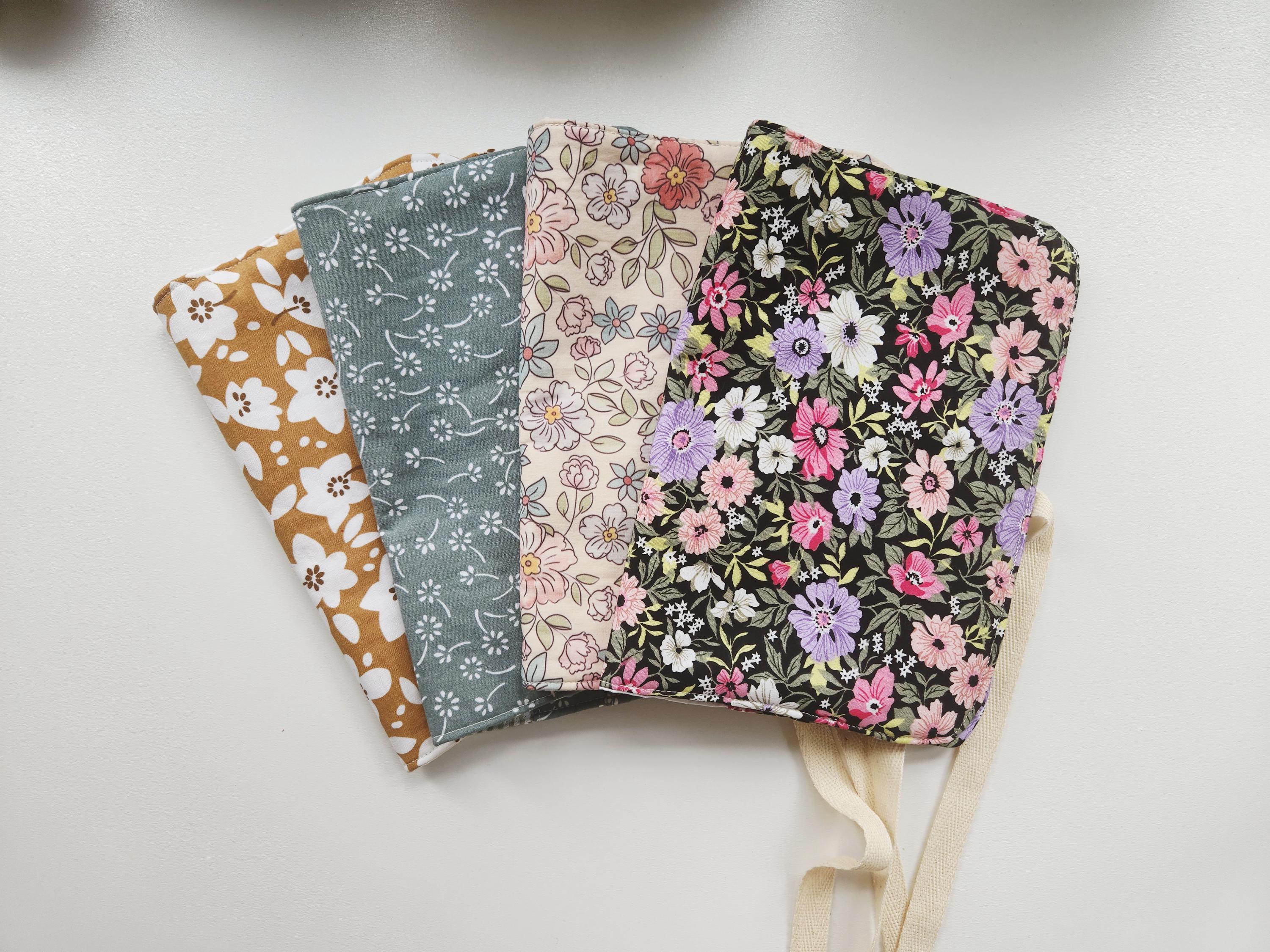 Mini Book Sleeve Sewing Pattern | Book Cover With Bookmark Strap ...