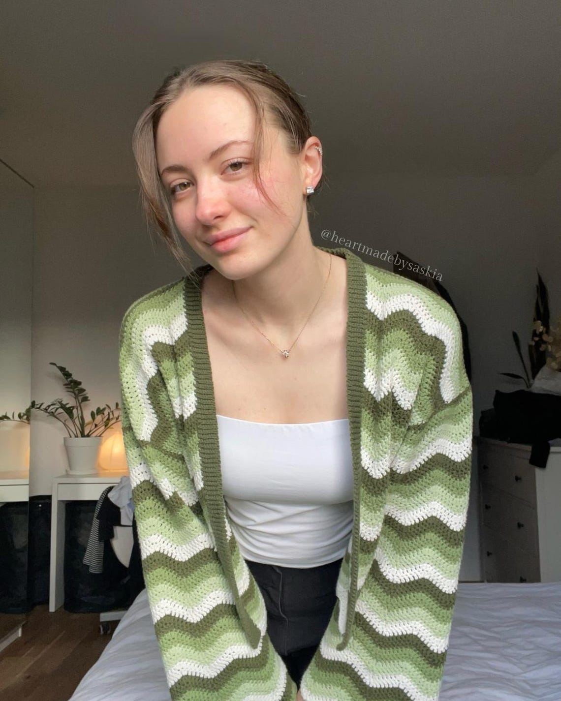 Caroline Waves Cardigan Crochet Pattern | Beginner Friendly (PDF ...