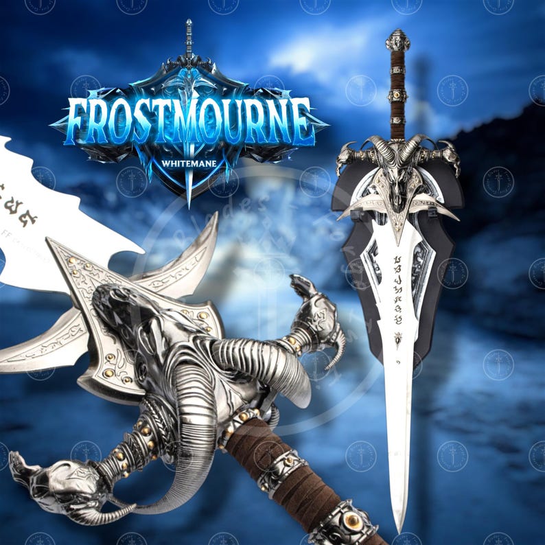 Handmade Frostmourne Sword 2.0 | Full-metal Wow Lich King Replica - Etsy