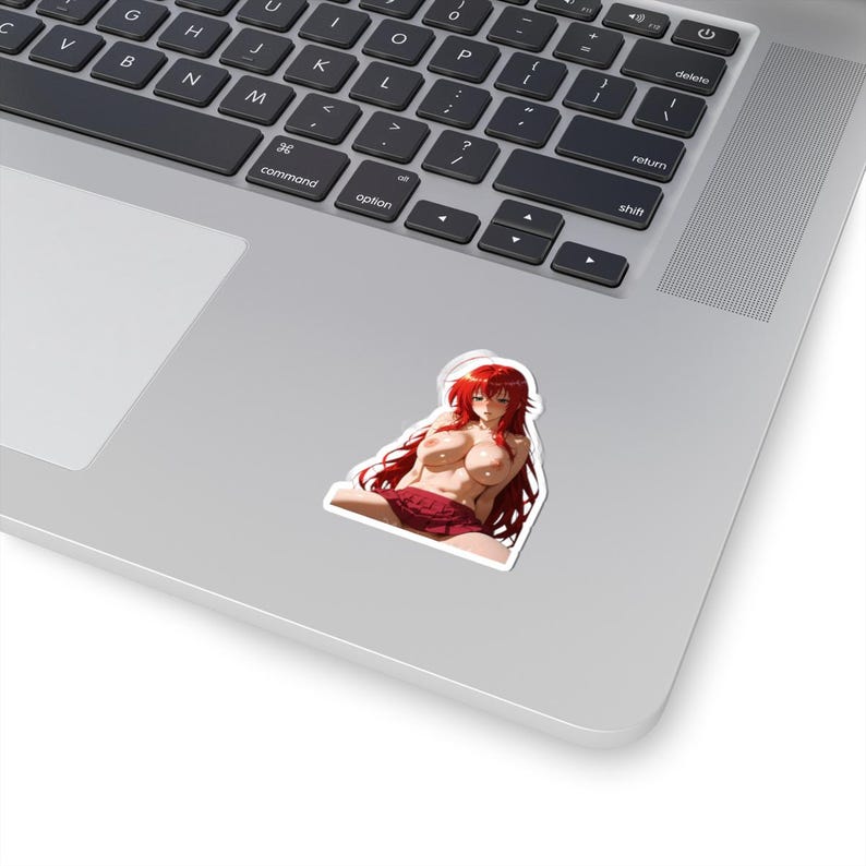 Sticker roodharige anime buste | Kiss-cut sticker - Etsy Nederland