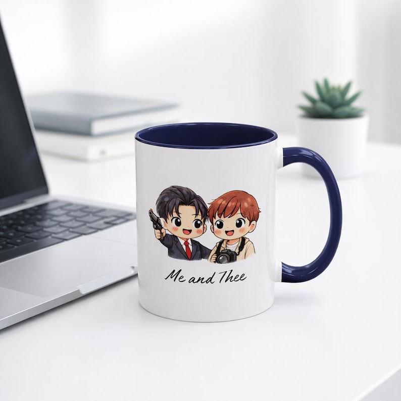 Me and Thee Inspired Cute Anime BL Couple Mug | Thai BL Fan Gift (11oz ...
