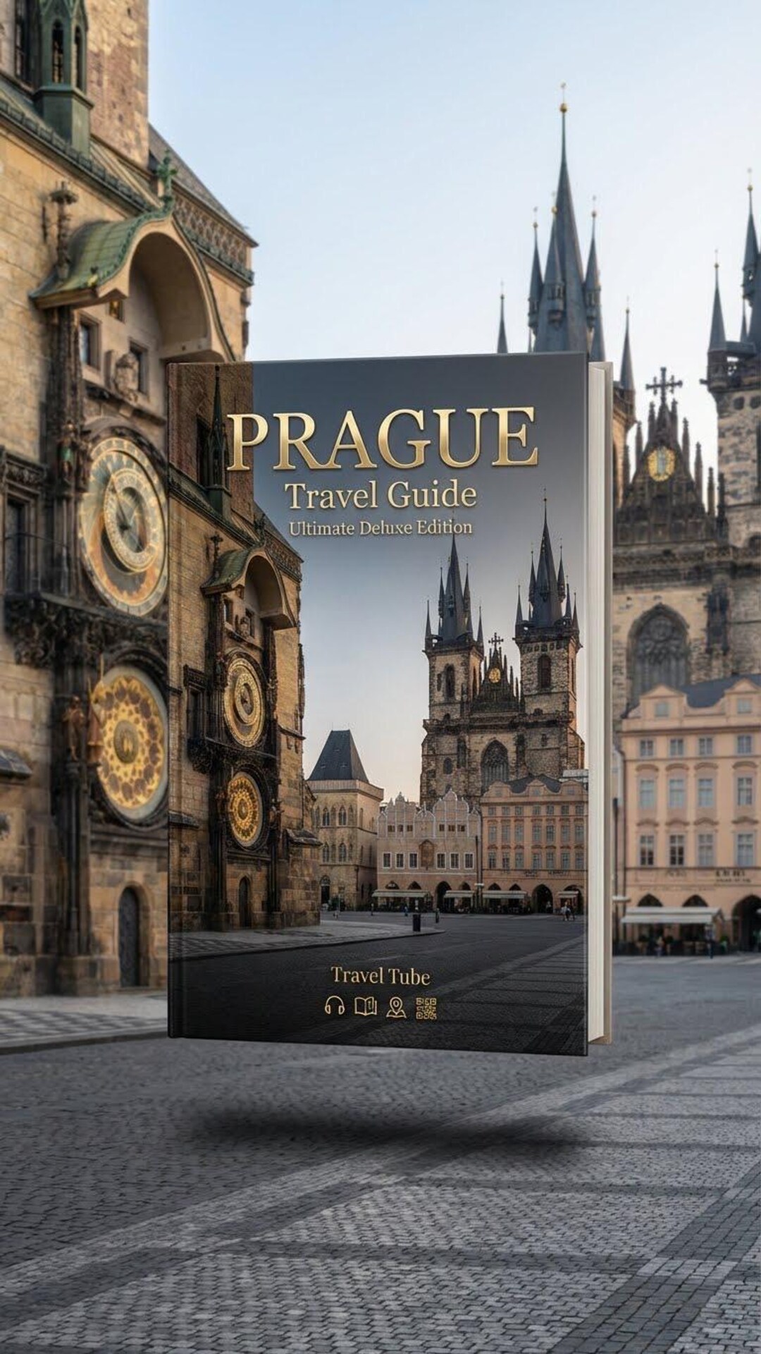 Prague Ultimate Deluxe Travel Guide PDF Audio Walking Tour With QR ...