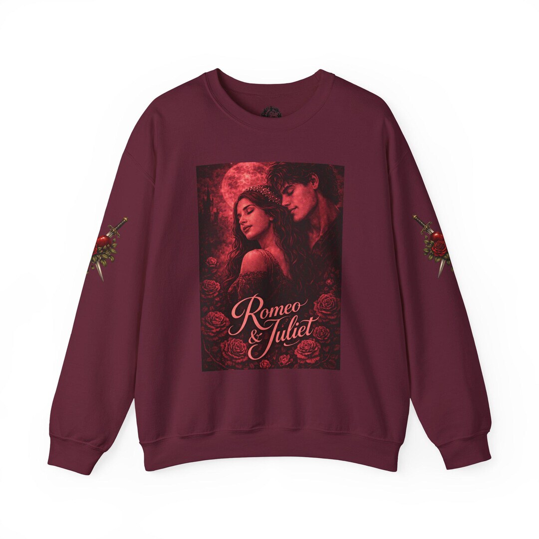 Romeo & Juliet Unisex Sweatshirt | Shakespeare Valentine Gift Sweater ...