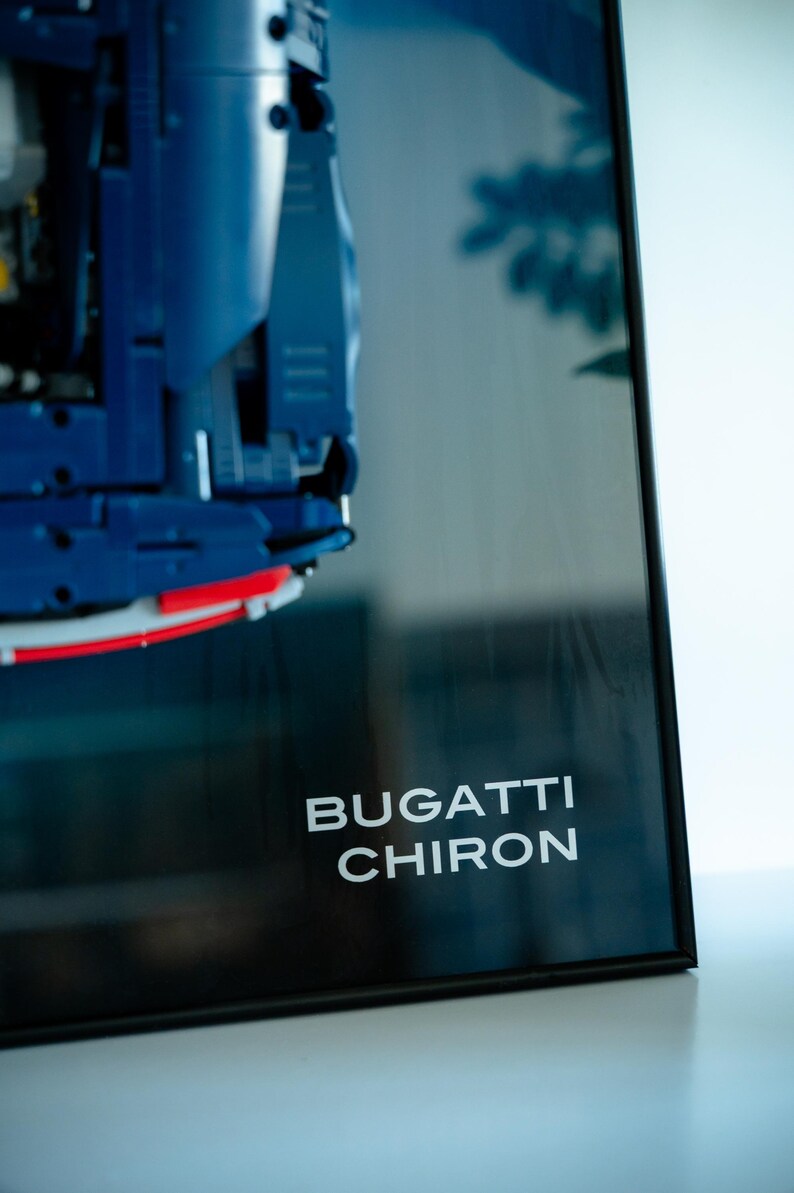 Bugatti Chiron LEGO Technic Display Frame | Hypercar Wall Display - Etsy