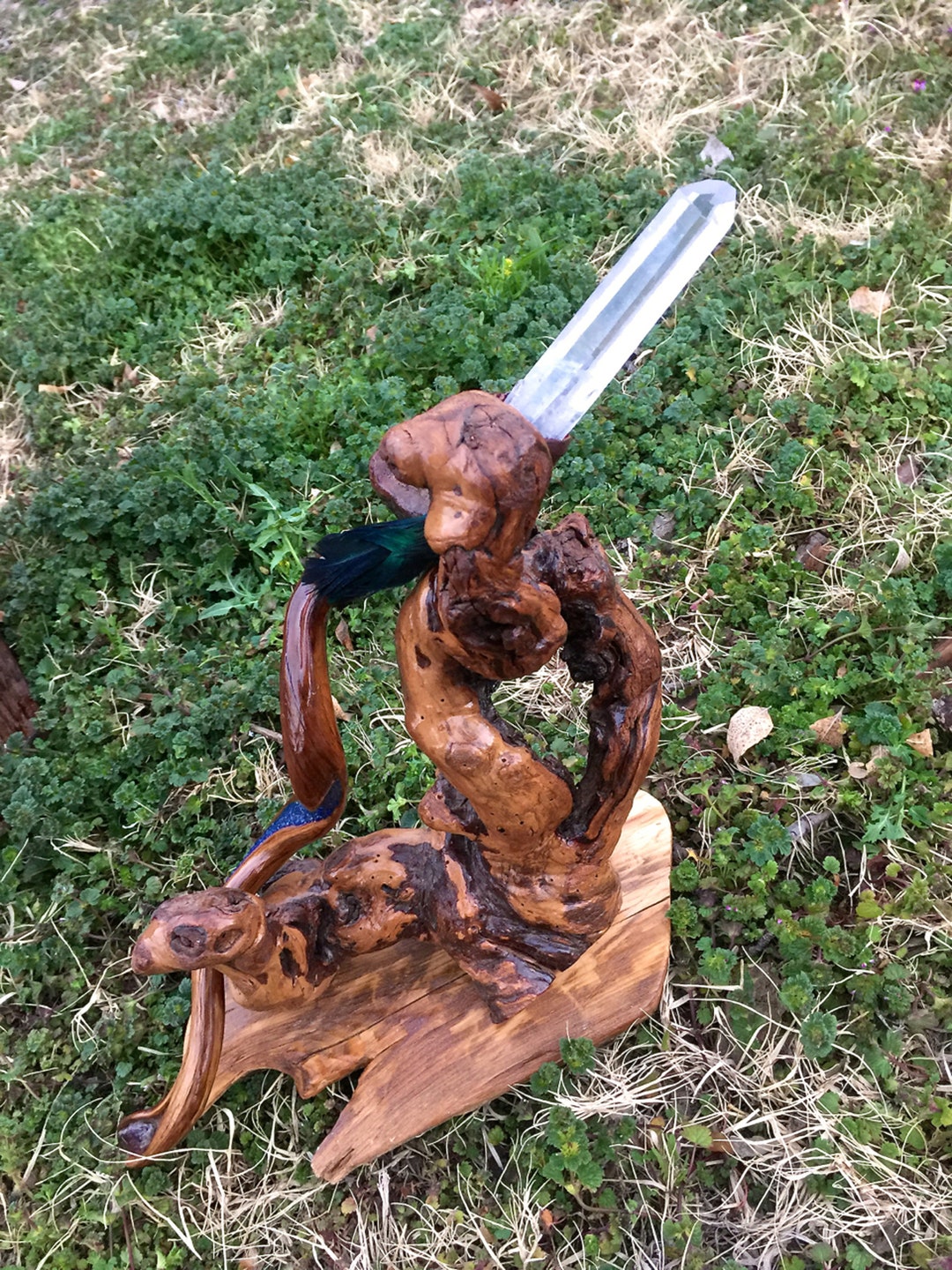 Knotty Peek-a-boo - Medium Wand Stand - Etsy