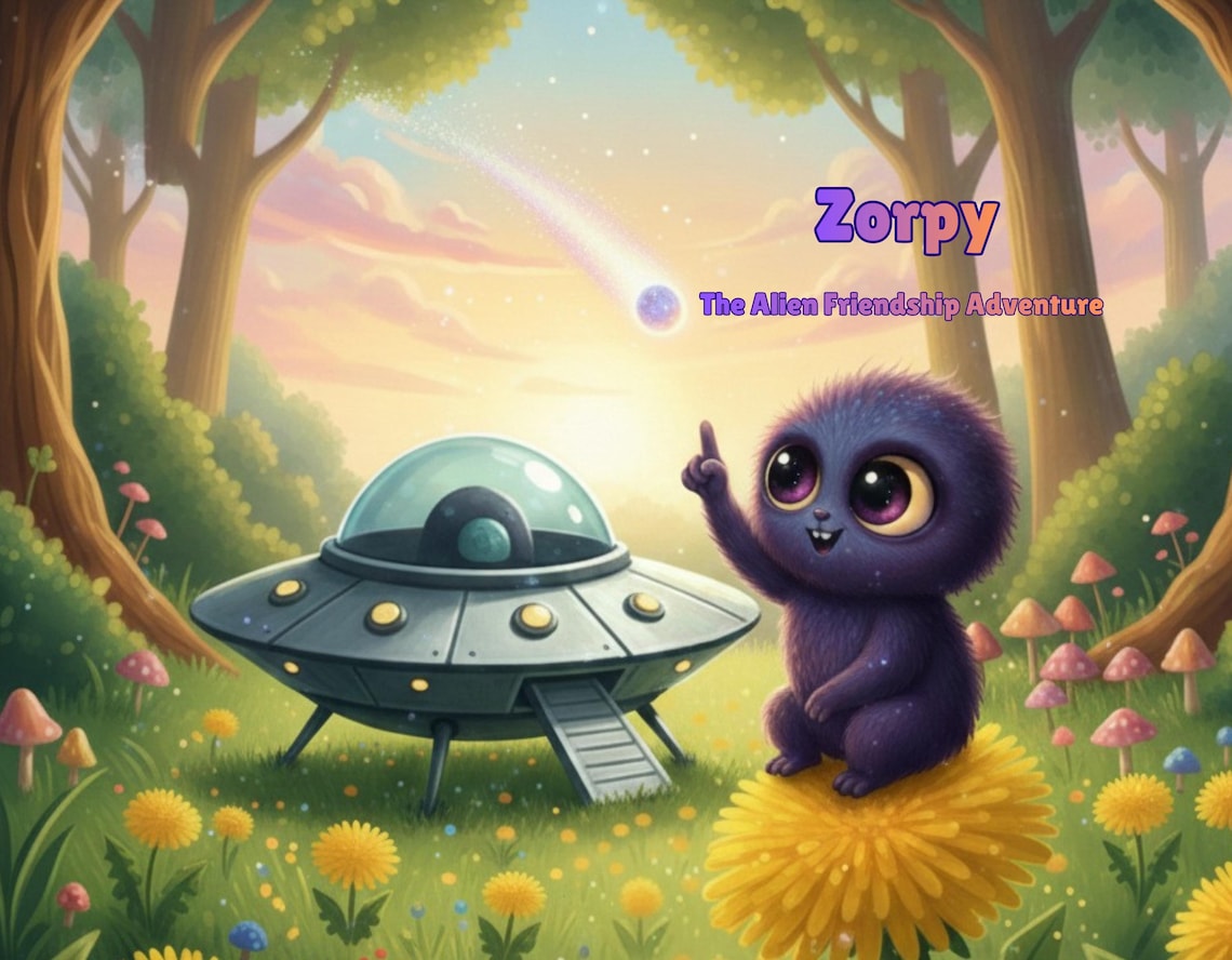 Buy Zorpy – the Alien Friendship Adventure | Printable Kids Story Book ...