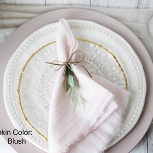 Hand-dyed Napkins or Runner Color Choice Cheesecloth Tablescape ...