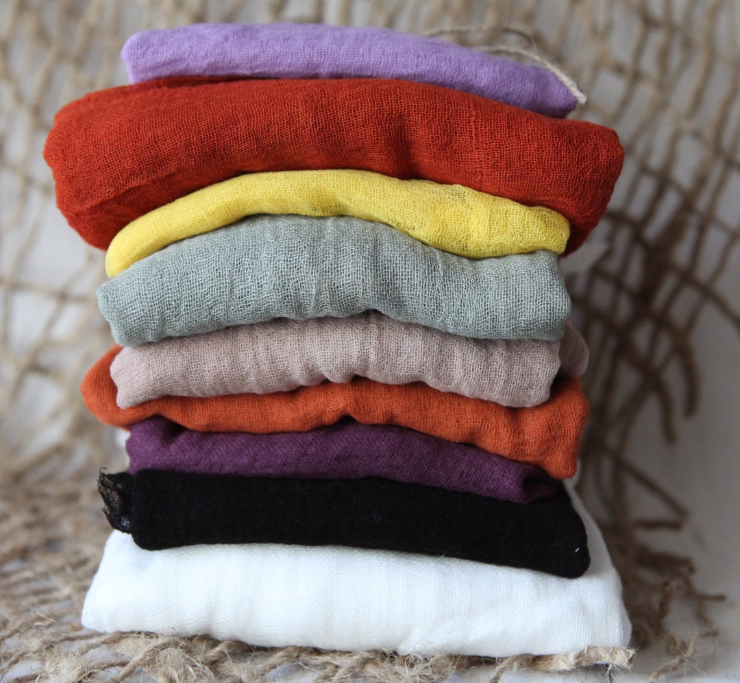 Cheesecloth 100% Cotton Hand Dyed Craft Bundle--fall, Autumn, Halloween ...