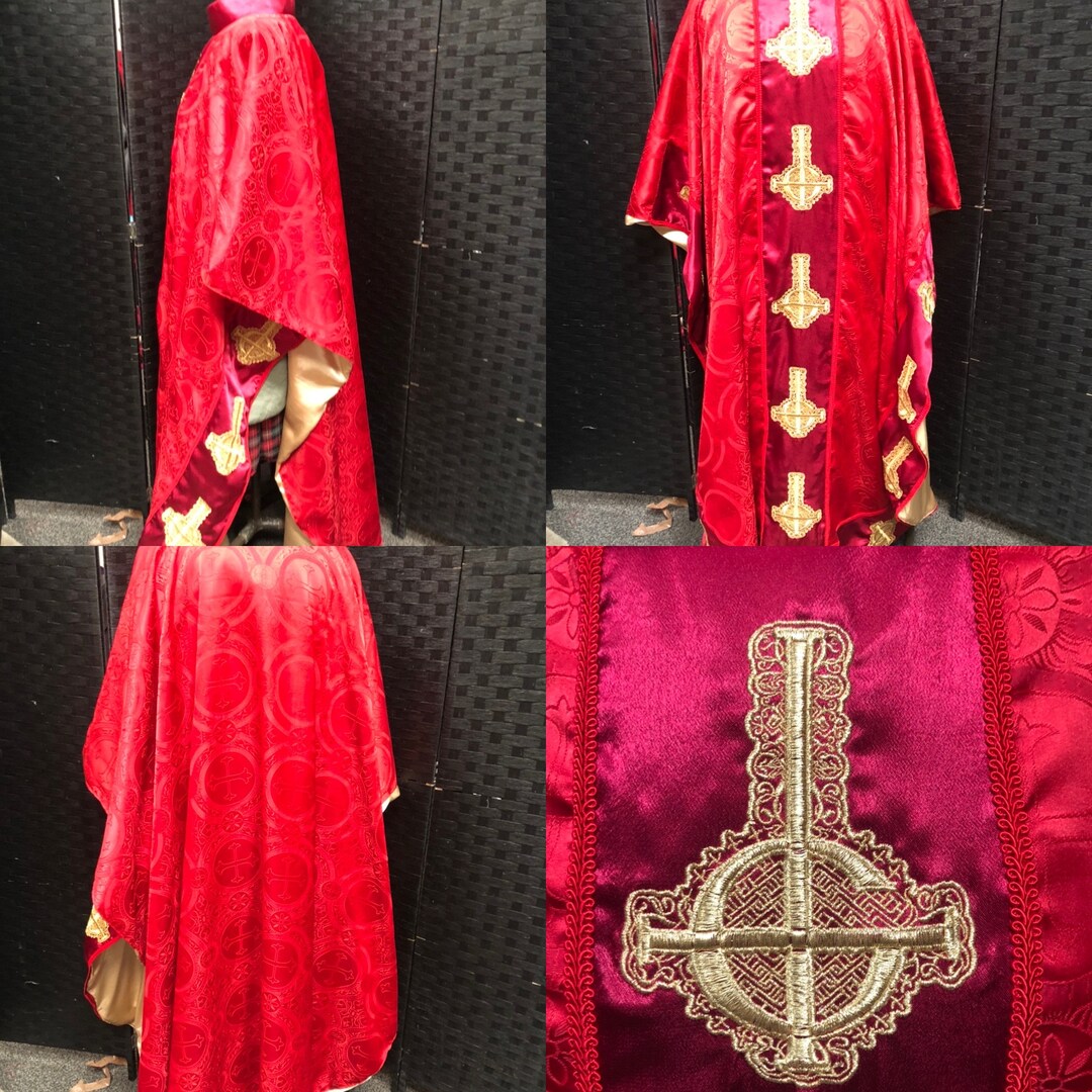 Unique One off Red Robe Inspired by Ghost Band - Etsy UK