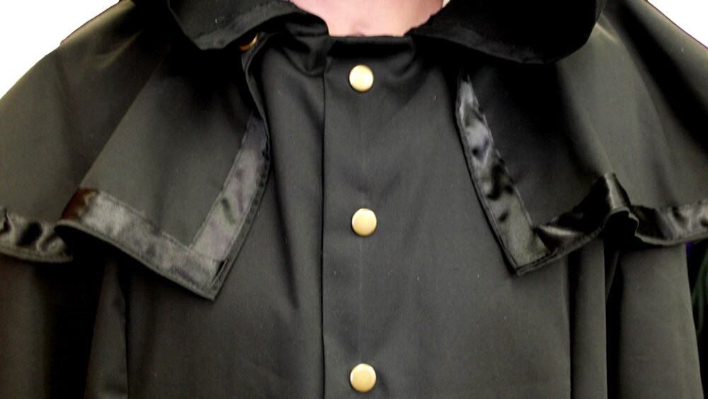 Black Cotton Drill Inspired by Ghost/nameless Ghoul/ Robe/coat. Cosplay ...