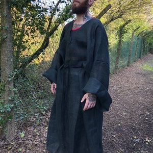 Faith Militant Game of Thrones Black Hessian Robe - Etsy