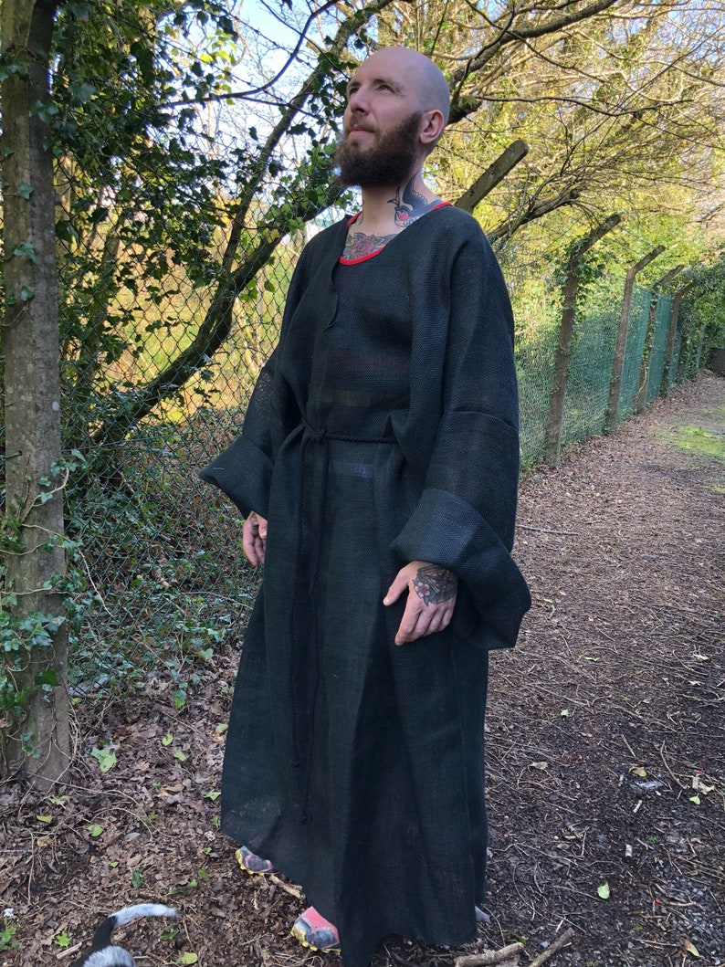 Faith Militant Game of Thrones Black Hessian Robe - Etsy UK