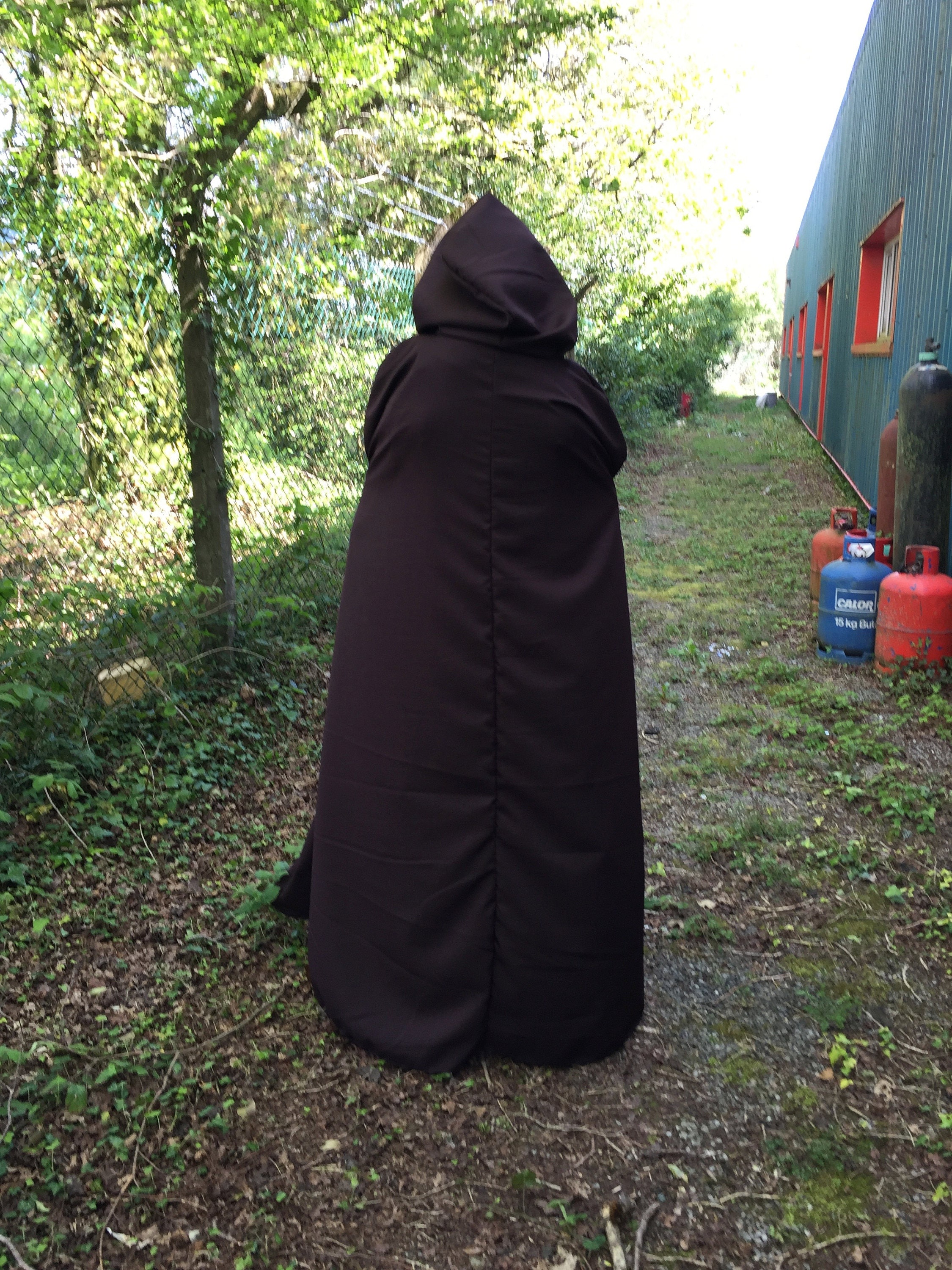 Polyester cloak with sequinned lining - Etsy