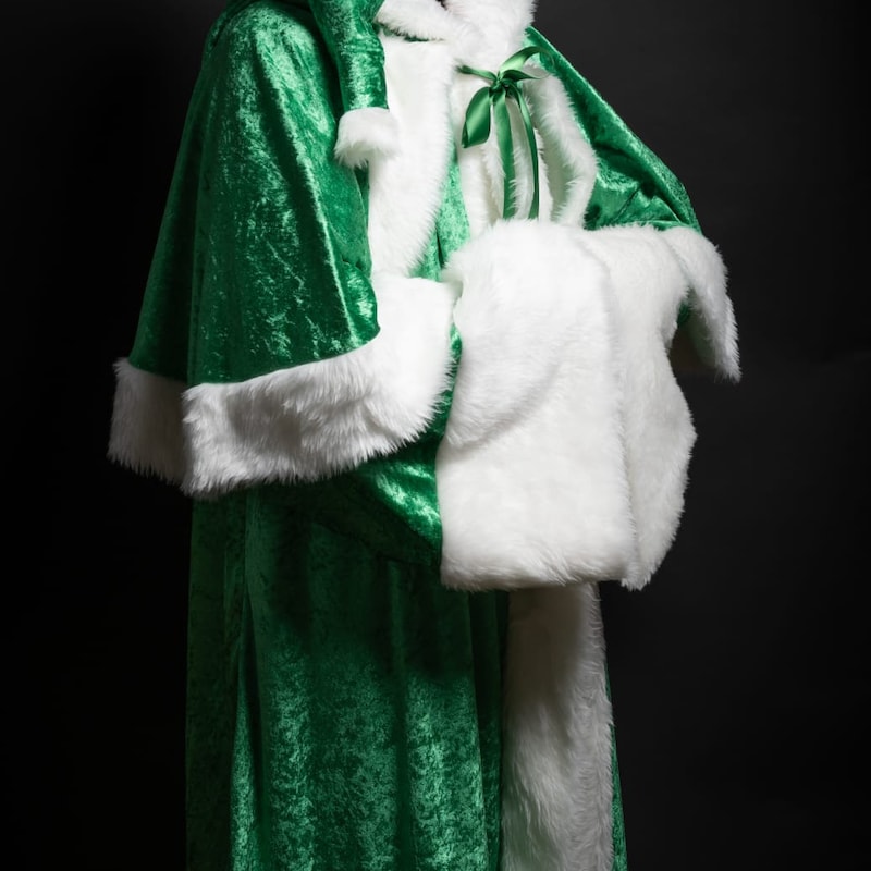 Green Santa Clause Costume - Etsy UK