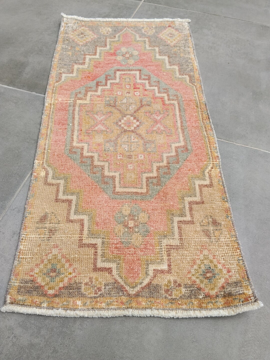 2x3 Ft Small Vintage Turkısh Wool Rug Entryway Home Decor Rug - Etsy