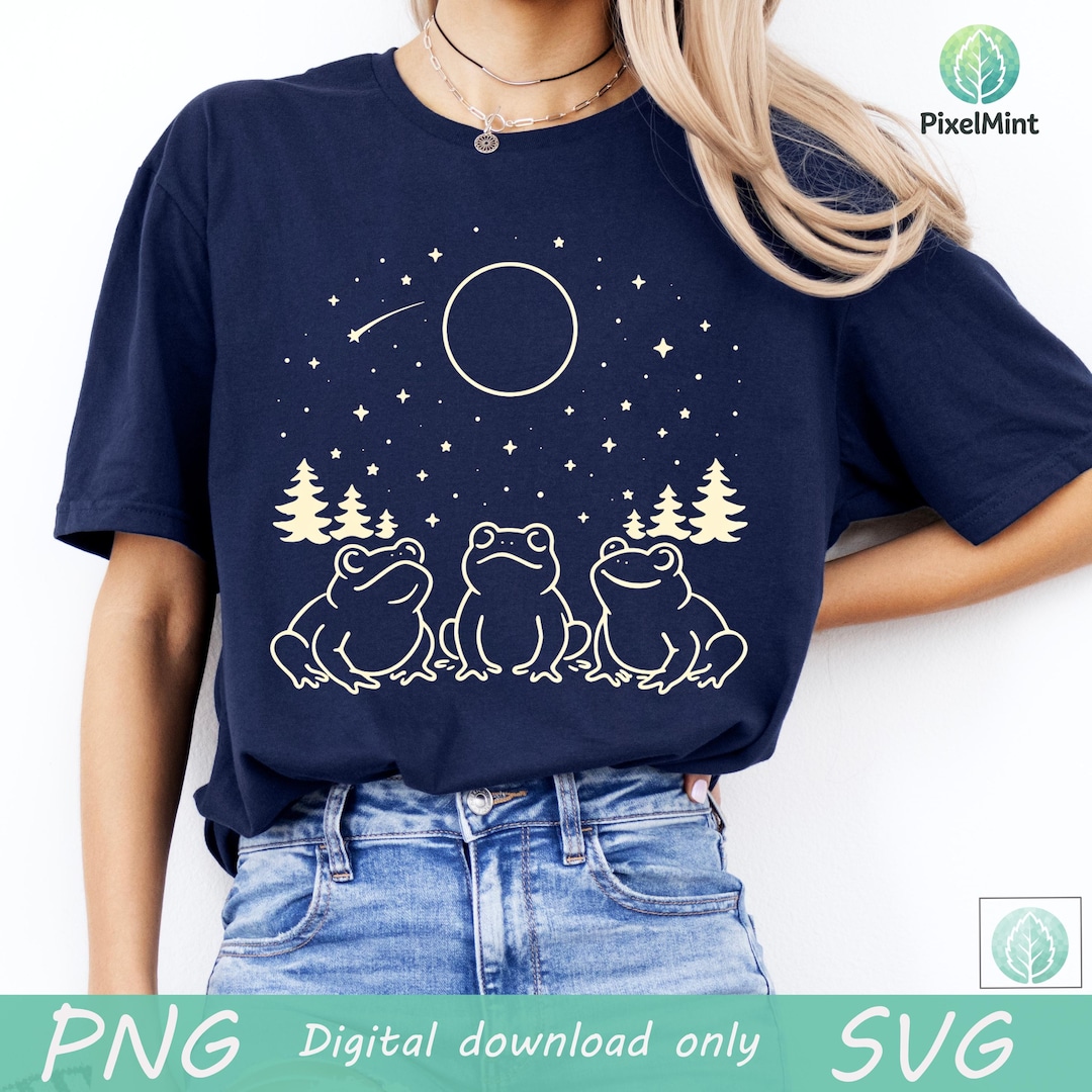 Frogs Meme PNG: Howling Moon Mountains Pines Nature Wildlife Png Funny ...