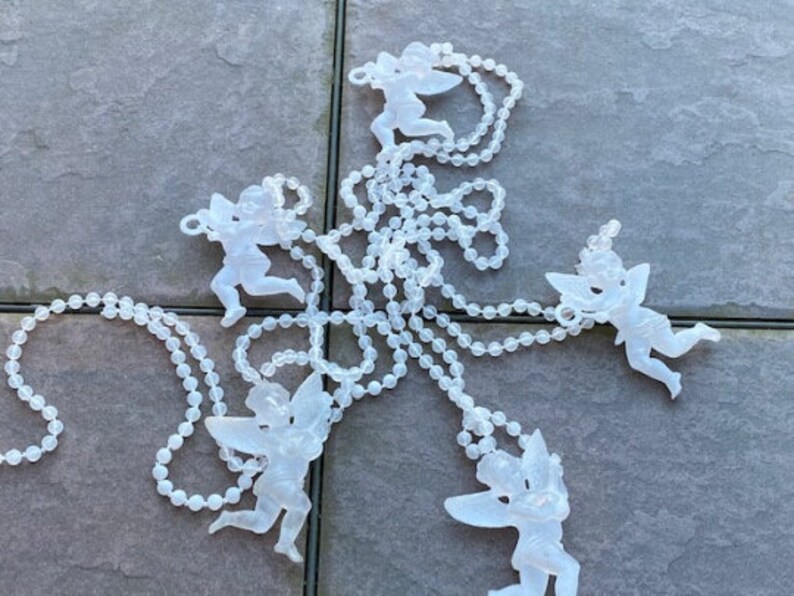 Gold Straw and Angel Bead Plastic Garland Trim - Etsy