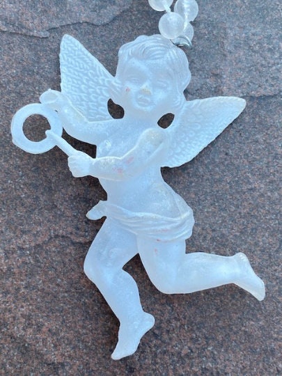 Gold Straw and Angel Bead Plastic Garland Trim - Etsy