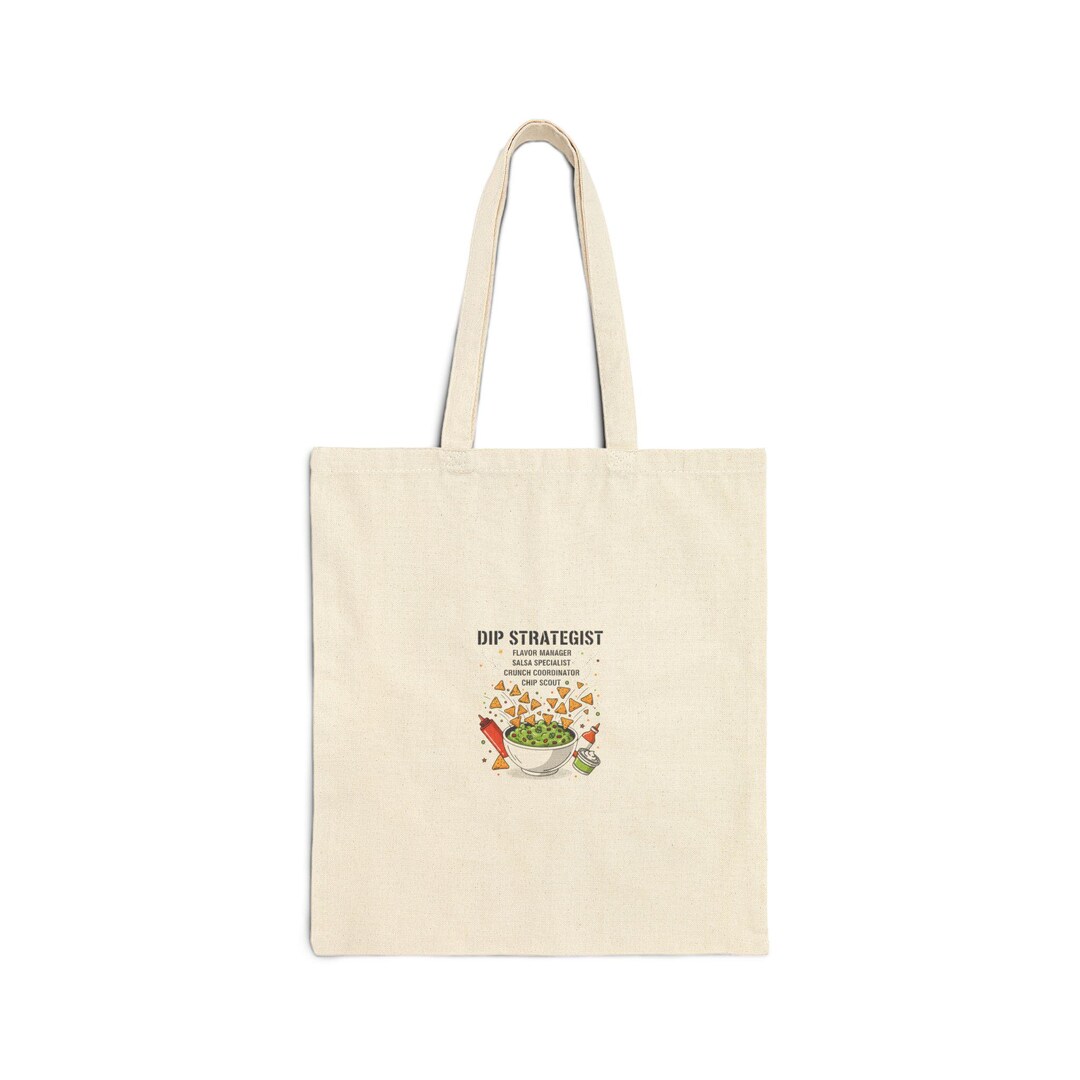 Dip Strategist Blueprint Tote | Game Day Snack, Tailgate Humor - Etsy