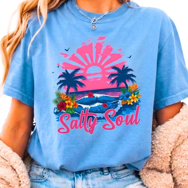 Salty Summer Png, Summer Png, Beach Png, Tropical Png, Beach Life Png ...