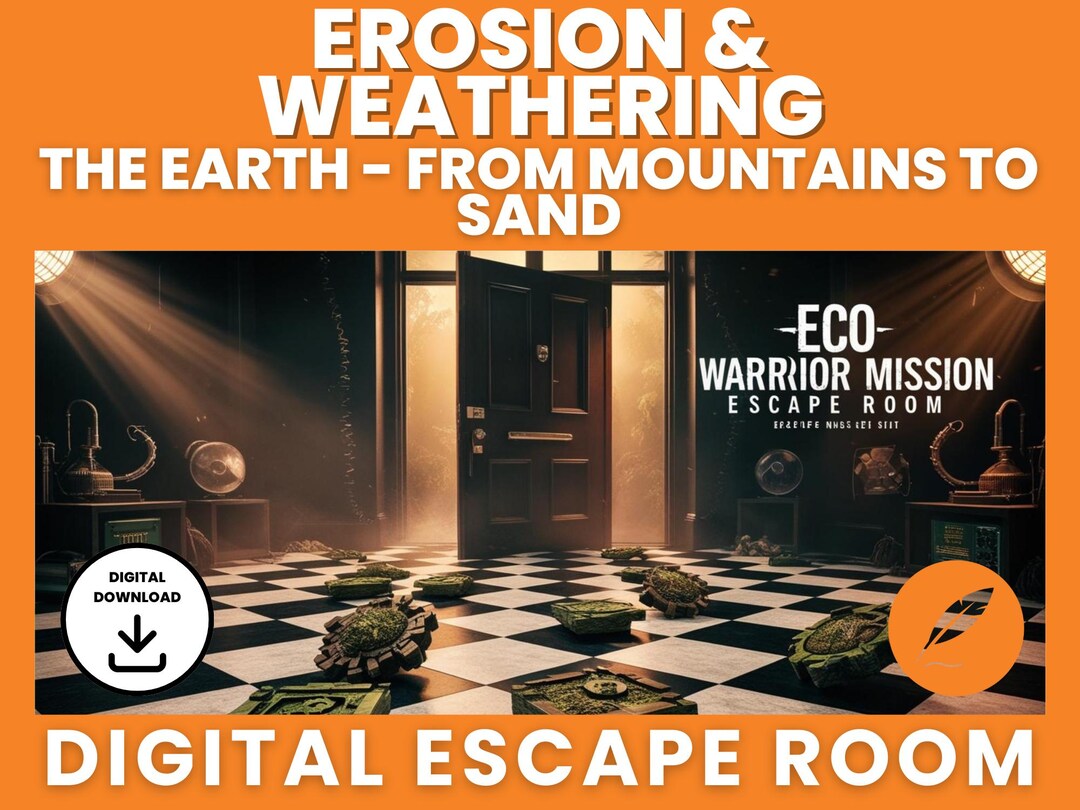 Erosion and Weathering Escape Room | Earth Science and Environment Game ...