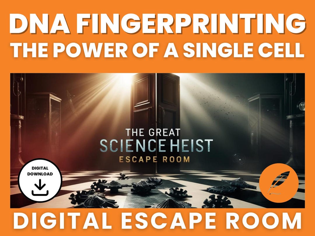 DNA Profiling Escape Room | Forensic Science Fingerprinting Game ...