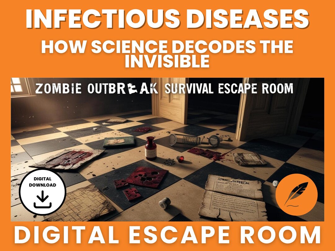 Infectious Diseases Escape Room | Antibiotic Resistance Zombie Game for ...