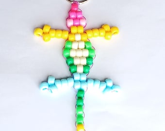 90s Beaded Lizard Keychain | Nostalgic Charm - Etsy