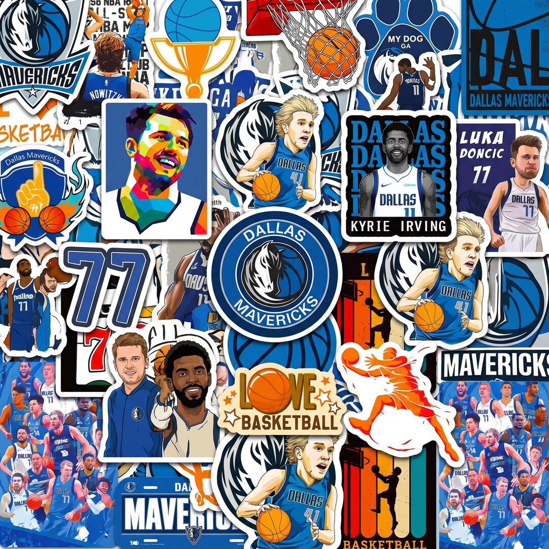 50PCS Basketball Stickers Pack, Sport Player Fan Art Stickers for ...