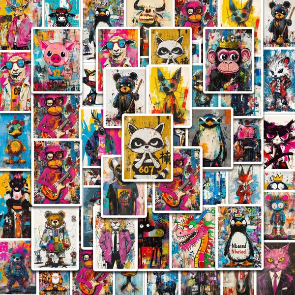 Graffiti Animal - Etsy