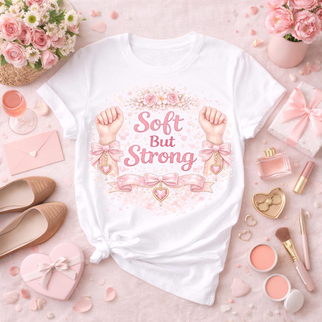 Soft but Strong PNG, Women Empowerment Graphic (digital Download) - Etsy