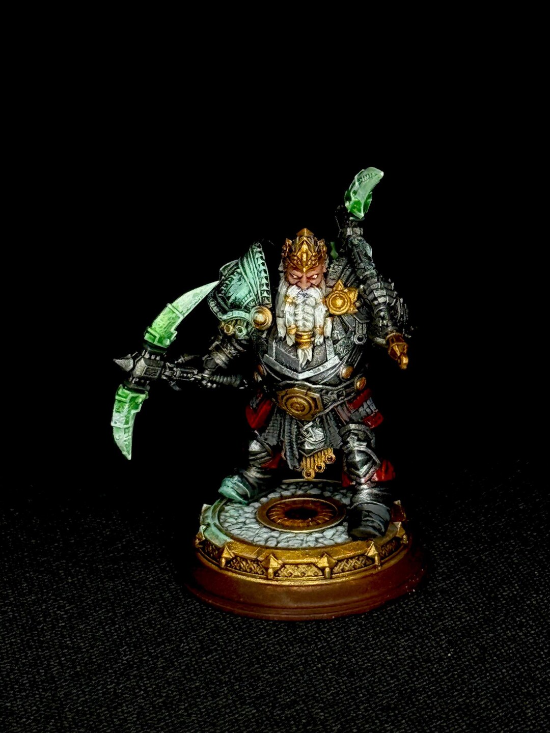 Gordrain Stonehand – Dwarven General, Hand-painted Resin Miniature ...