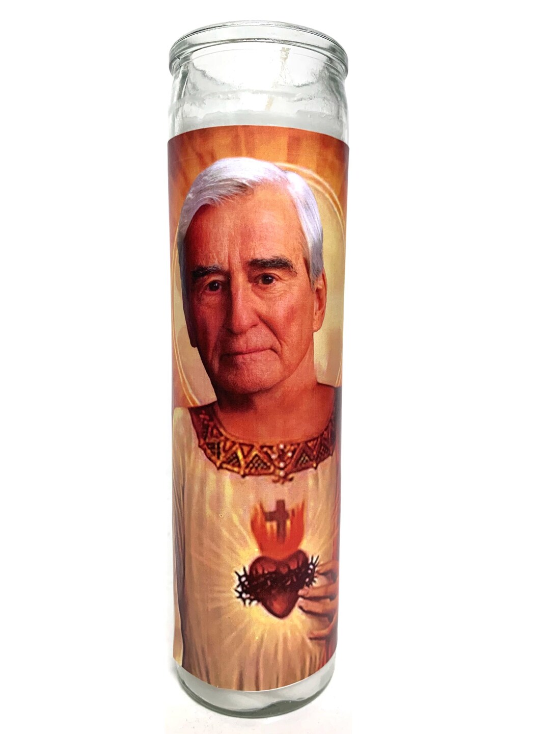 Sam Waterson Prayer Candle - Pop Culture Saint Candle - Etsy