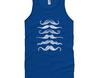 Mustache Tank Top | Etsy