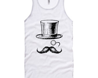 Mustache Tank Top - Etsy