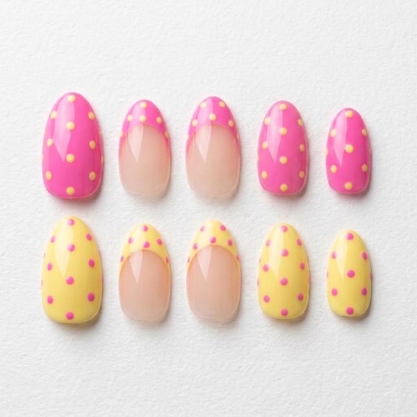 Polkadot French Tip - Etsy