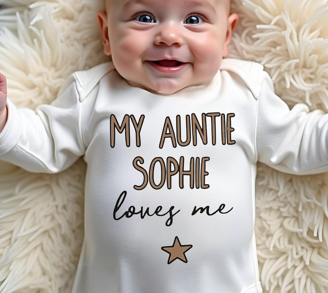Personalised Baby Sleepsuit, Custom Text Baby Shower Gift - Etsy