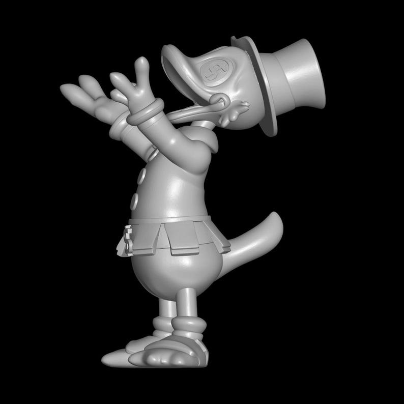 Happy Donald Duck STL – 3D Printable STL Model - Etsy