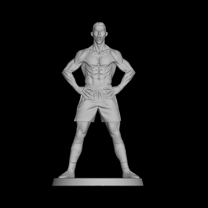 Cristiano Ronaldo Inspired STL File 3D Print Model - Etsy UK