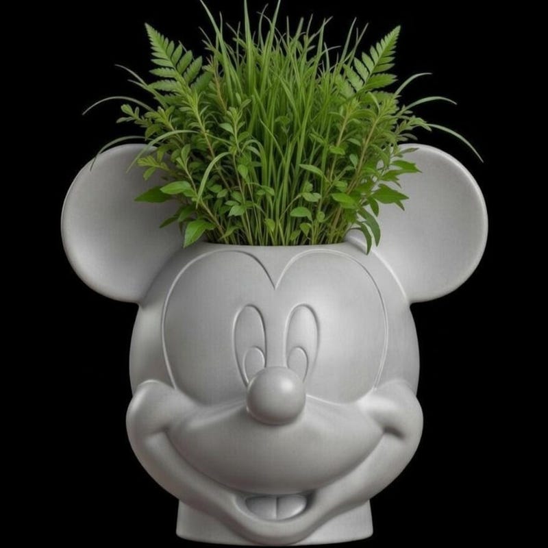 Mickey Mouse Planter - Etsy