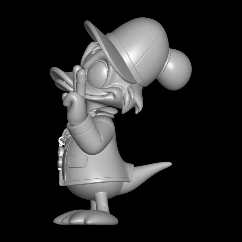 Street Style Donald Duck STL File – 3D Printable Fantasy Character - Etsy