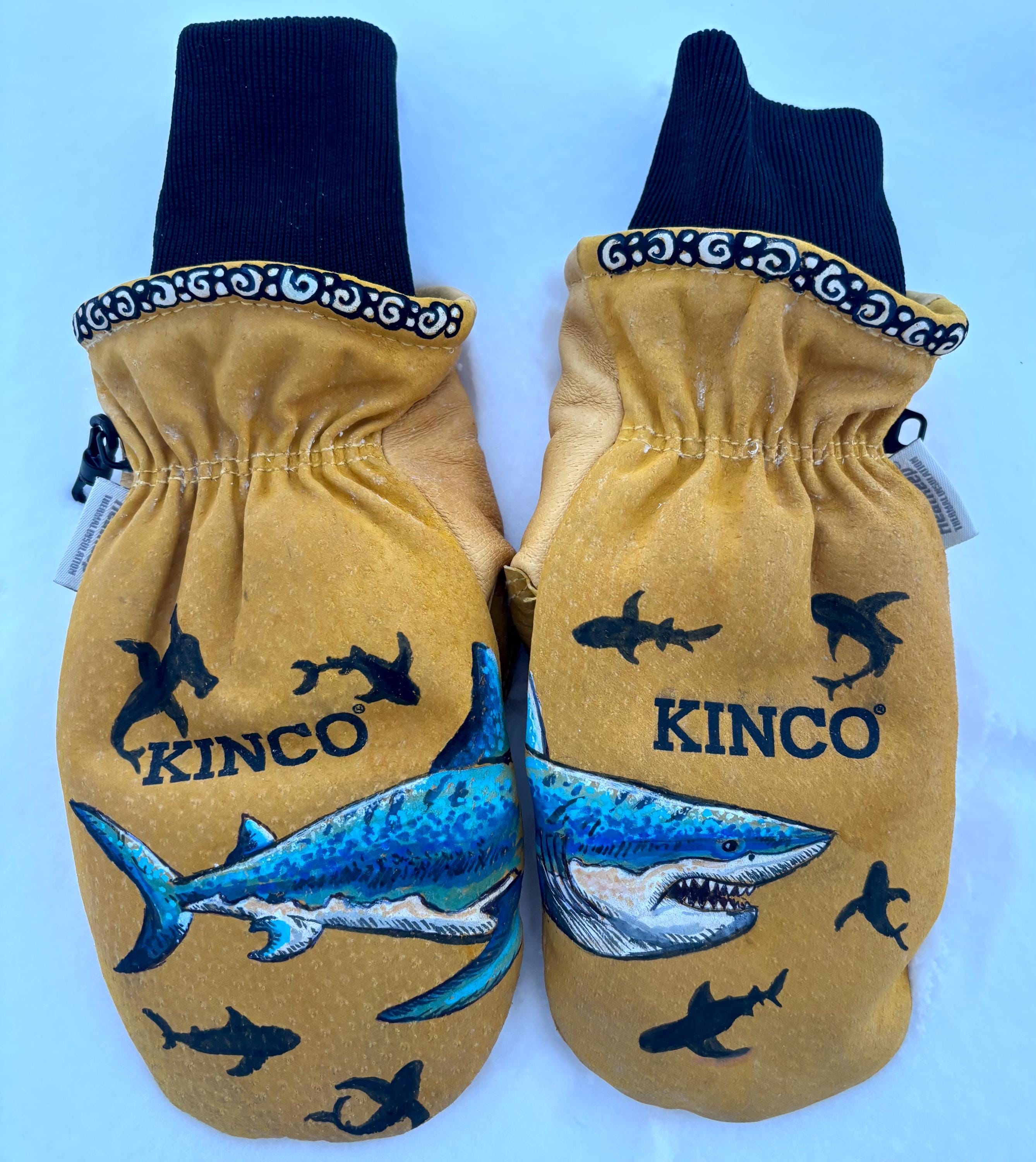 Custom Kinco Gloves Hand-drawn - Etsy
