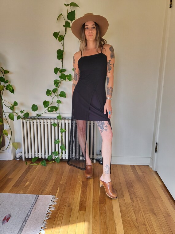 Vintage mesh maxi dress - Gem