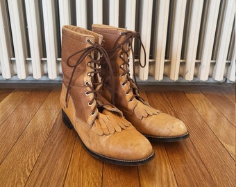 Lace up Roper Boots - Etsy